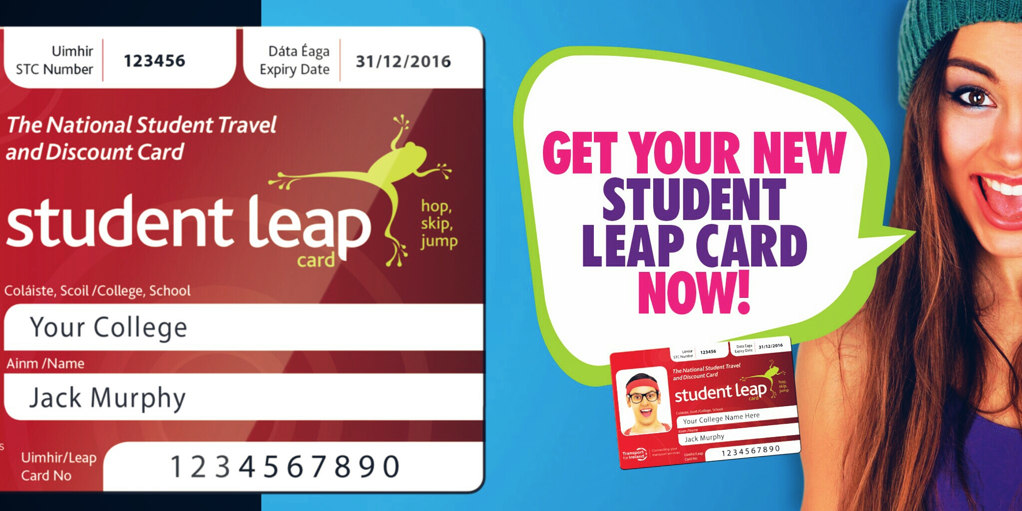 【遊學資訊/交通】Student Leap card 學生交通卡 – Coming to Ireland